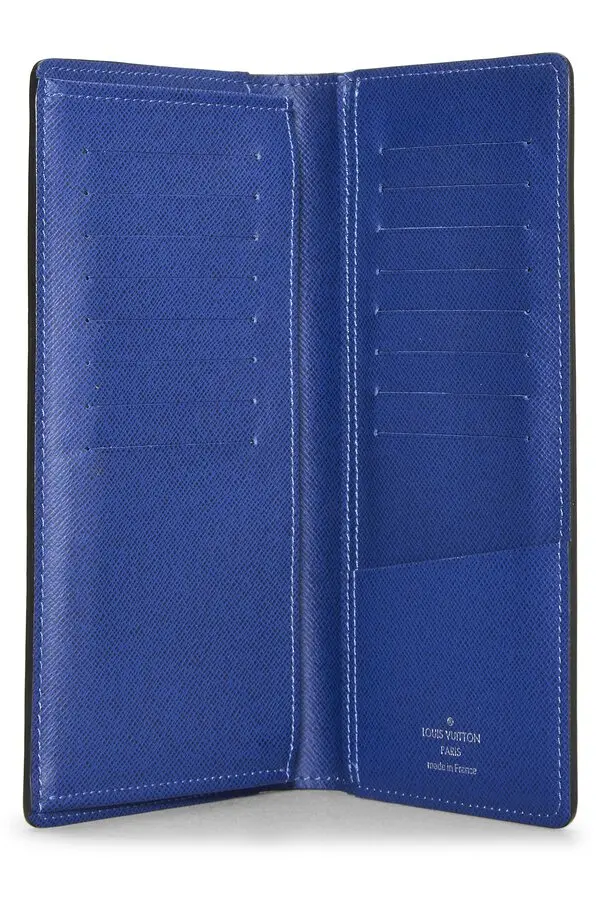 LOUIS VUITTON Monogram Taigarama Brazza Wallet