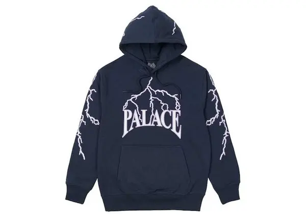 PALACE Lightning Speed Hood - Navy Blue