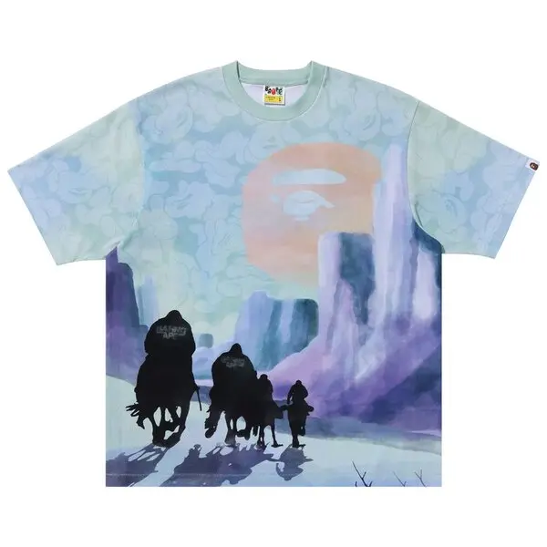 A BATHING APE Forbidden Zone Tee - Multicolor