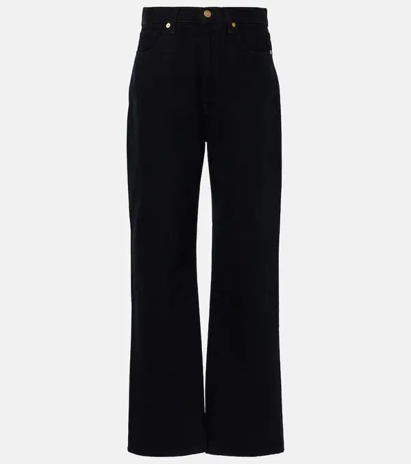 Tove Sade High-rise Straight Jeans - Black