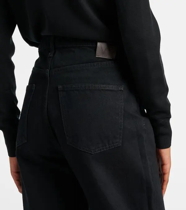 Tove Sade High-rise Straight Jeans - Black