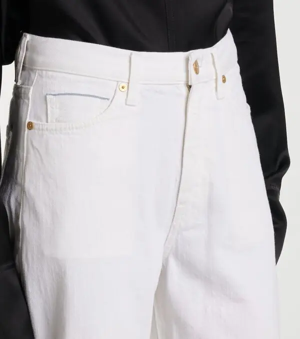 Tove Sade High-rise Straight Jeans - White