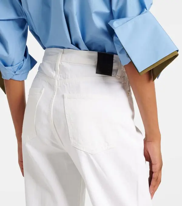 Tove Sade High-rise Straight Jeans - White