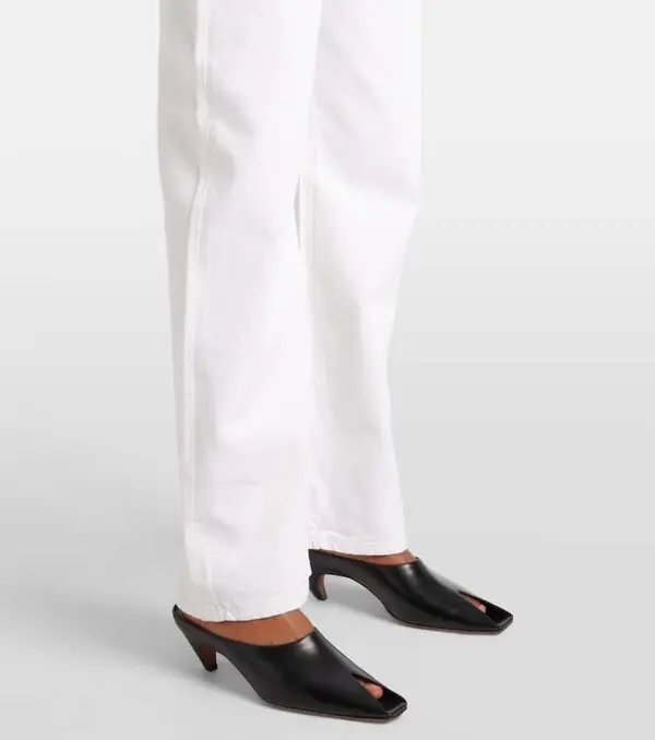 Tove Sade High-rise Straight Jeans - White