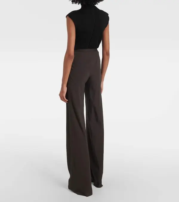 Rick Owens Bias High-rise Wide-leg Pants