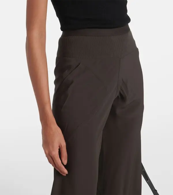 Rick Owens Bias High-rise Wide-leg Pants