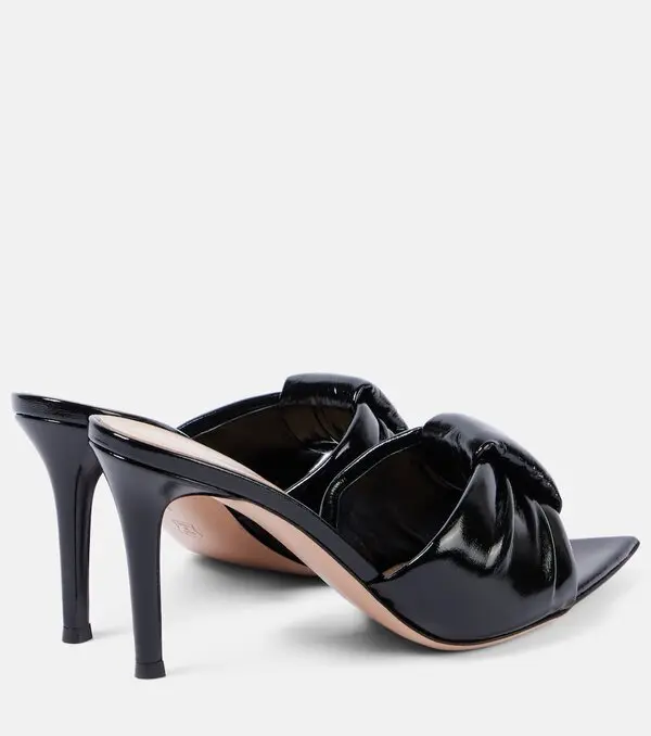 GIANVITO ROSSI Patent Leather Mules