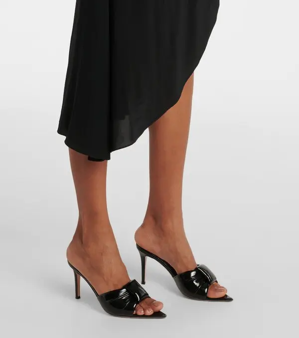 GIANVITO ROSSI Patent Leather Mules