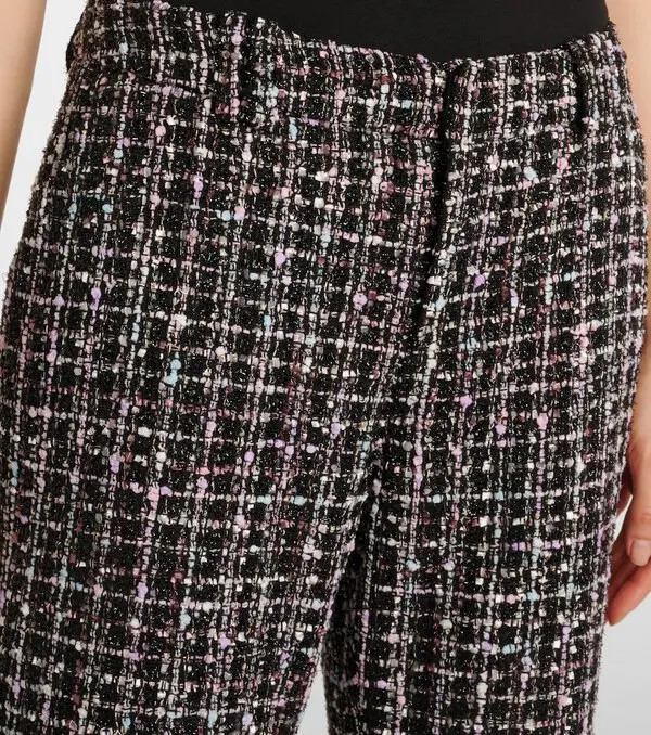Balmain Tweed Flared Trousers