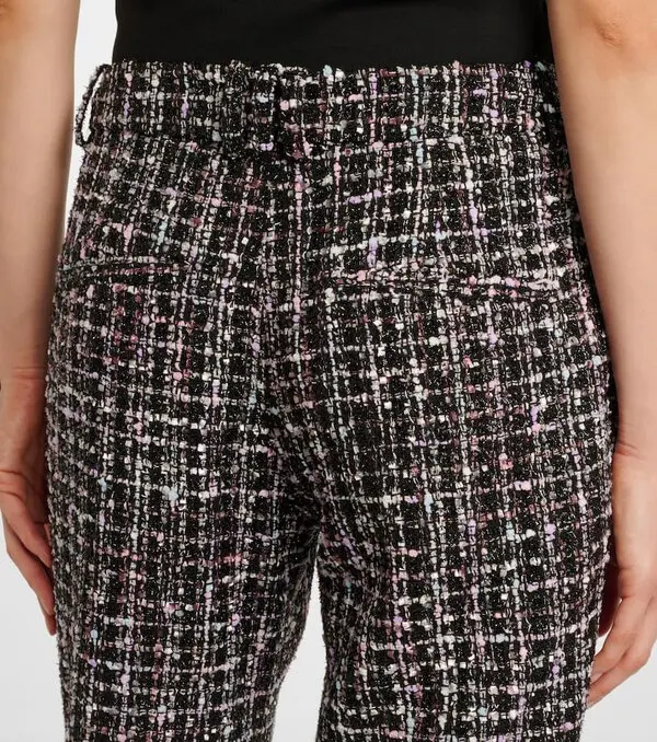 Balmain Tweed Flared Trousers