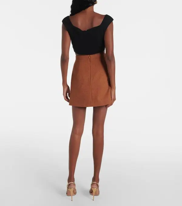 PATOU Iconic Miniskirt - Beige