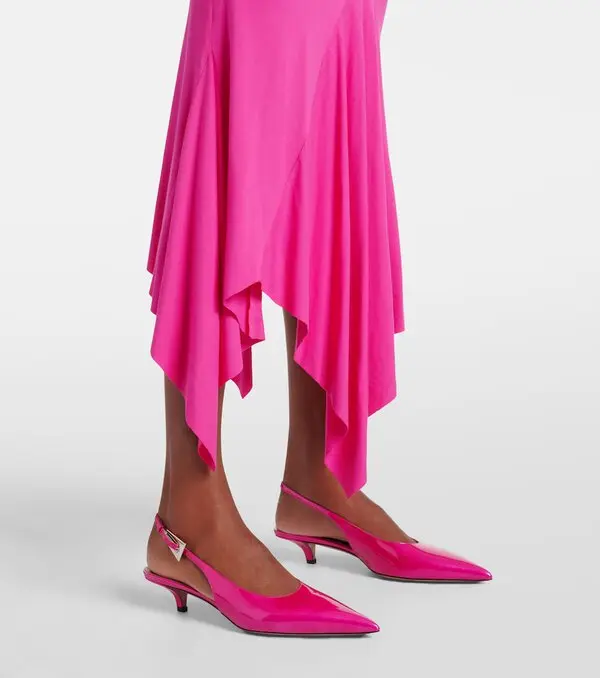 Paris Texas Jessica Patent Leather Slingback Pumps - Pink