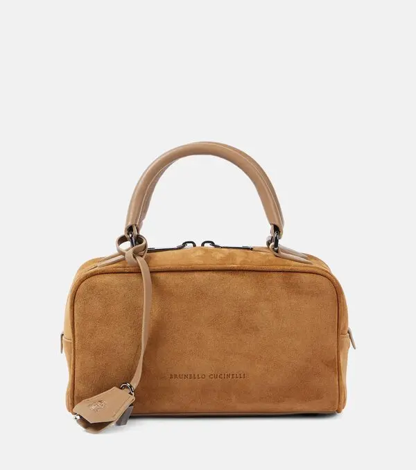 Brunello Cucinelli Small Suede Tote