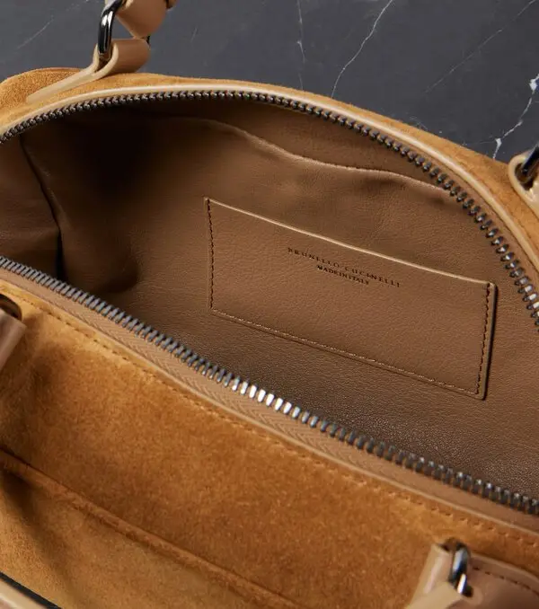 Brunello Cucinelli Small Suede Tote