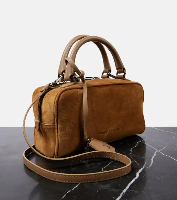 Brunello Cucinelli Small Suede Tote