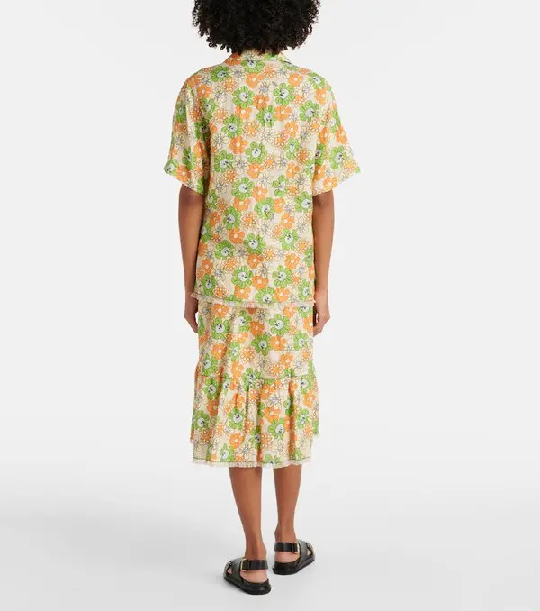 Marni Floral Linen Shirt