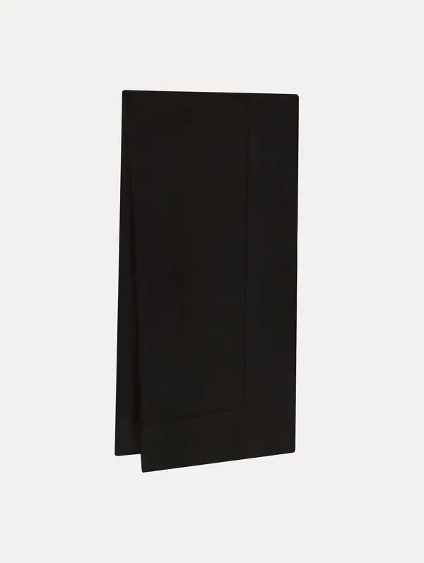 Oscar De La Renta Wool-blend Shawl - Black
