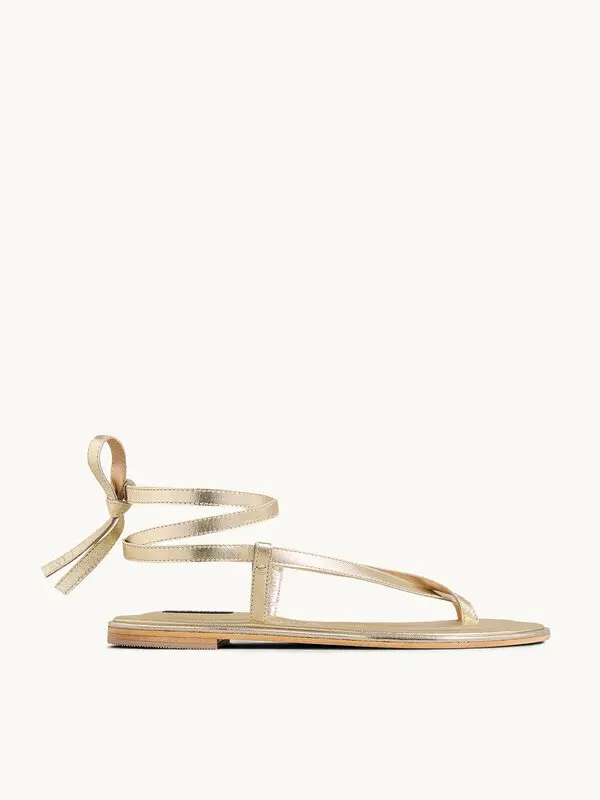 A.emery Elliot Wraparound Sandals - Gold