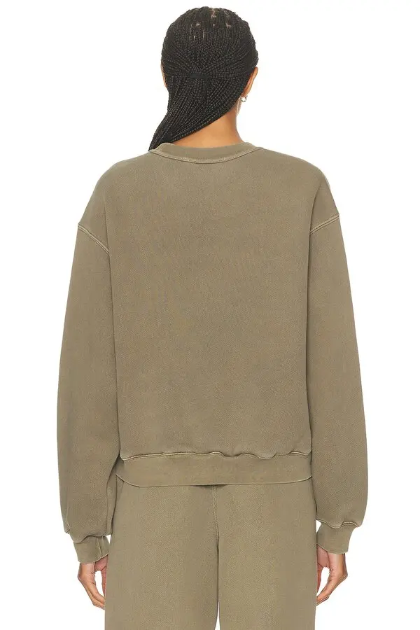 Alexander Wang Essential Terry Crew Sweatshirt - Washed Walnut