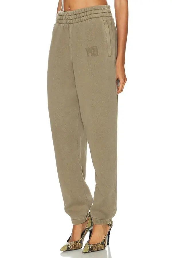 Alexander Wang Essential Terry Classic Sweatpant - Washed Walnut