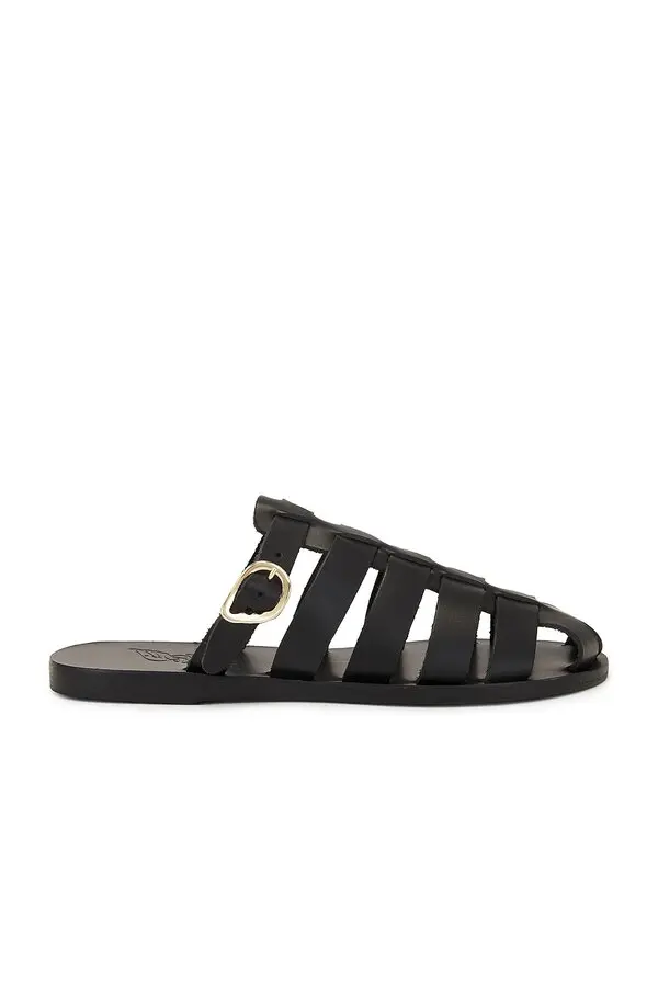 ANCIENT GREEK SANDALS Cosmia Sandal - Black
