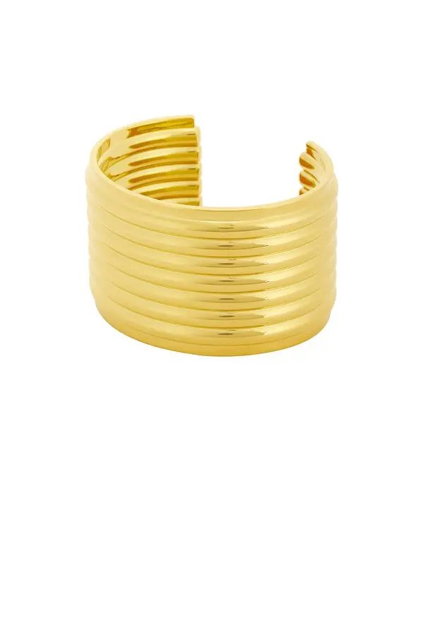 Saint Laurent Cuff Bracelet - Dore