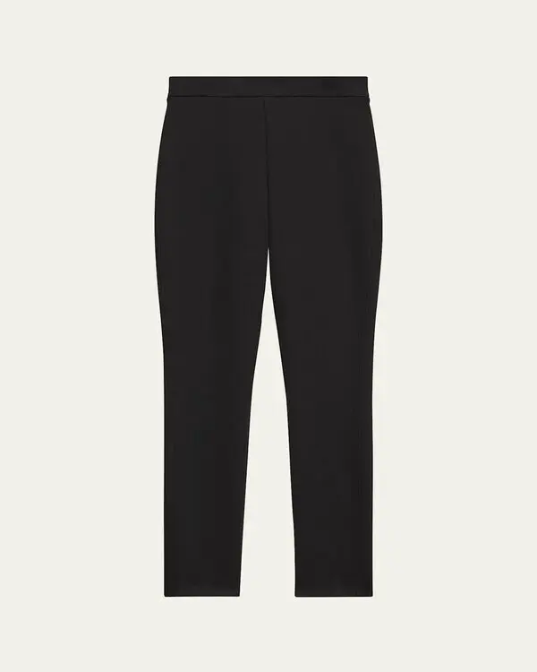 Theory Adbelle Core Scuba High-waist Ankle Leggings