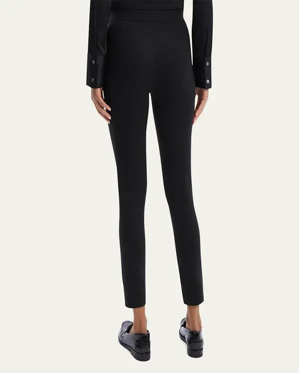 Theory Adbelle Core Scuba High-waist Ankle Leggings