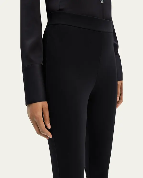 Theory Adbelle Core Scuba High-waist Ankle Leggings
