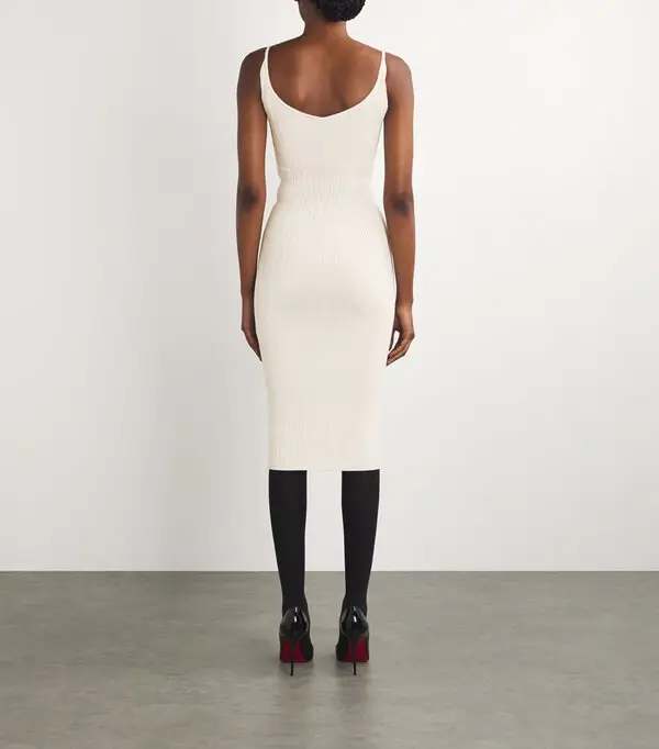 MUGLER Knitted Midi Dress