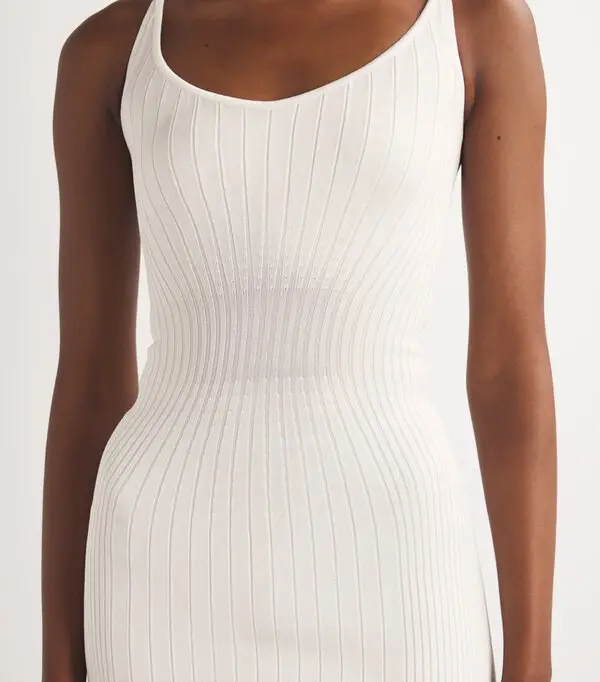 MUGLER Knitted Midi Dress