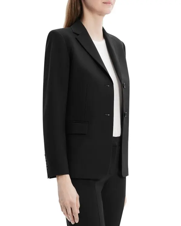 Theory Single-breasted Slim-fit Blazer - Black