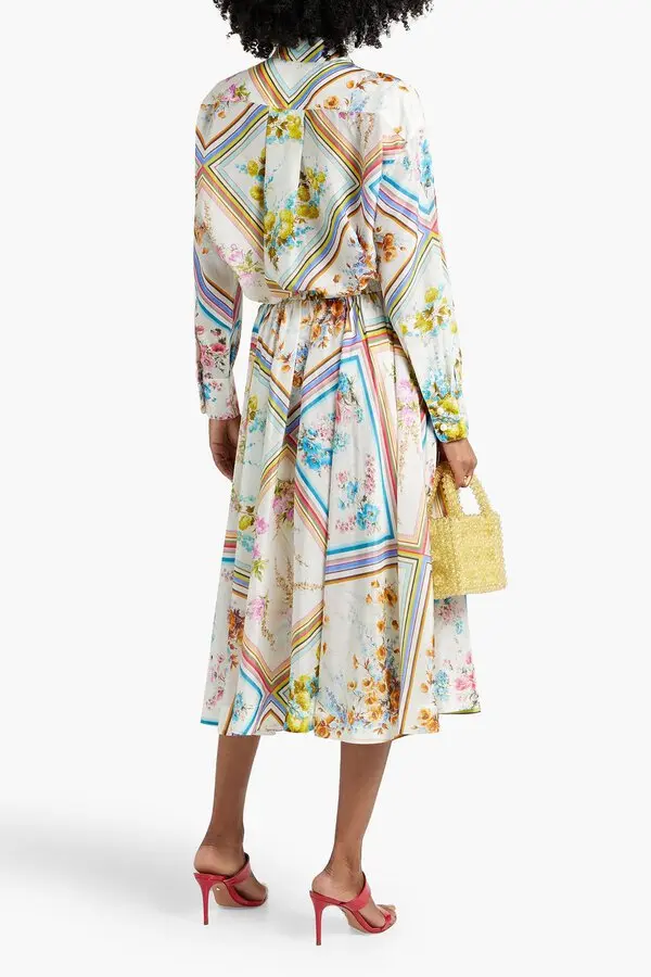 Zimmermann Printed Silk Shirt