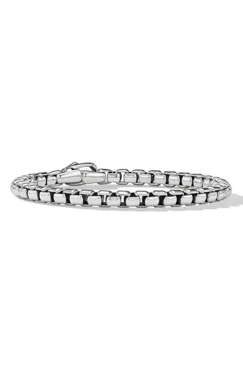 David Yurman Box Chain Bracelet - Silver