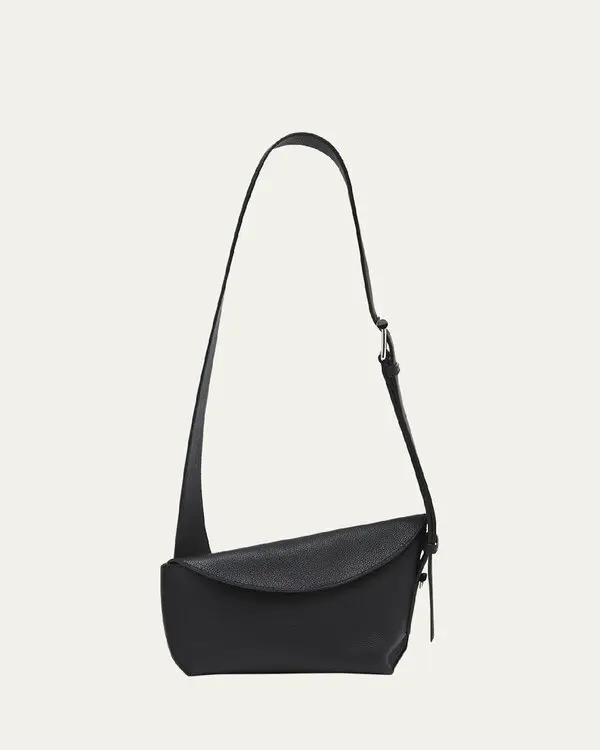 Alexander McQueen T-bar Sling Crossbody Bag - Black Silver