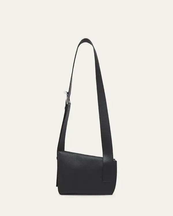 Alexander McQueen T-bar Sling Crossbody Bag - Black Silver