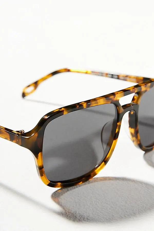 MACHETE Jane Aviator Sunglasses - Tortoise