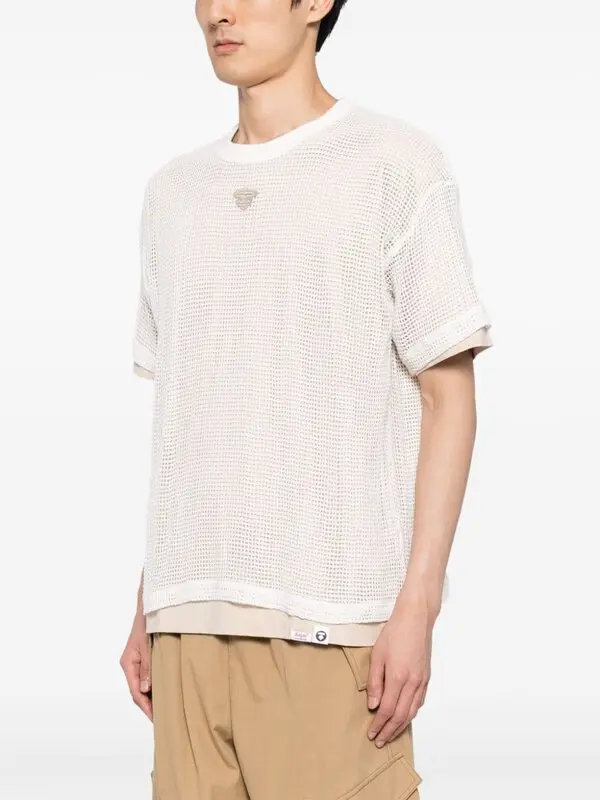 AAPE BY *A BATHING APE Layered Cotton T-shirt