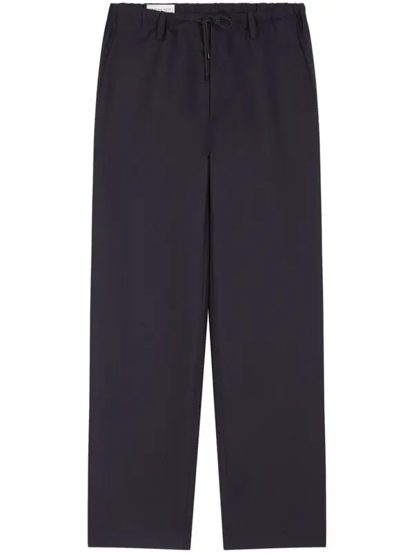 Dries Van Noten Drawstring Straight Trousers