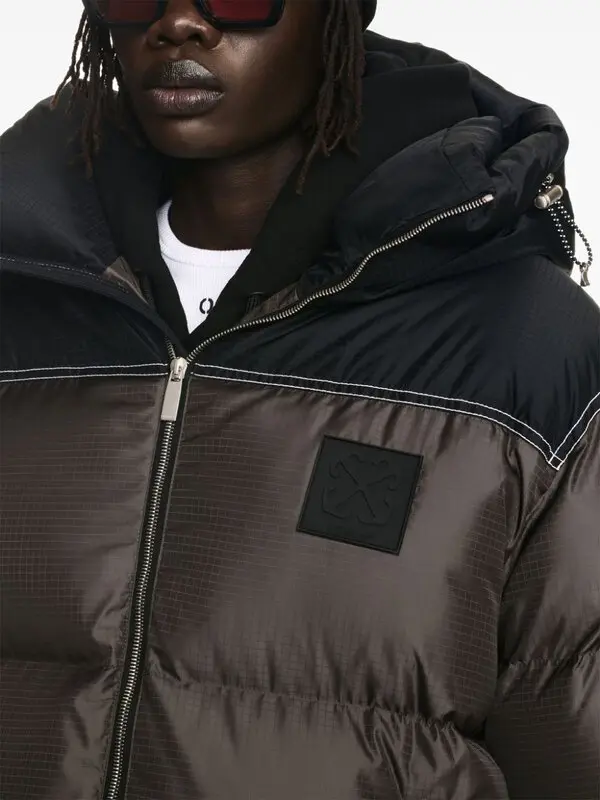 Off-White Logo-patch Puffer Jacket