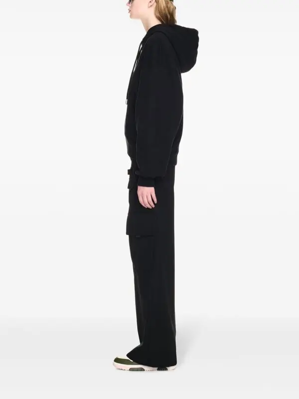 Off-White Logo Embellished Hoodie