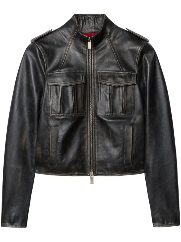 Off-White Vintage Leather Jacket