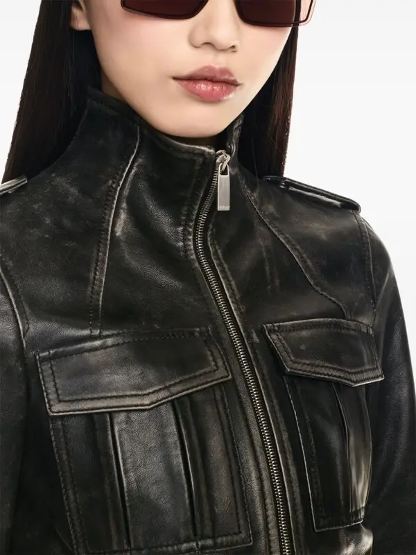 Off-White Vintage Leather Jacket