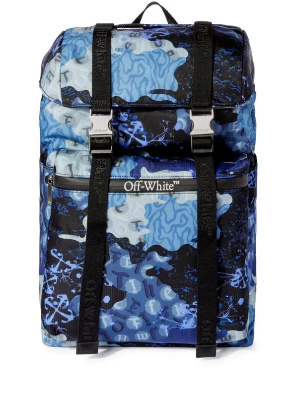 Off-White Outdoor Backpack - Blue