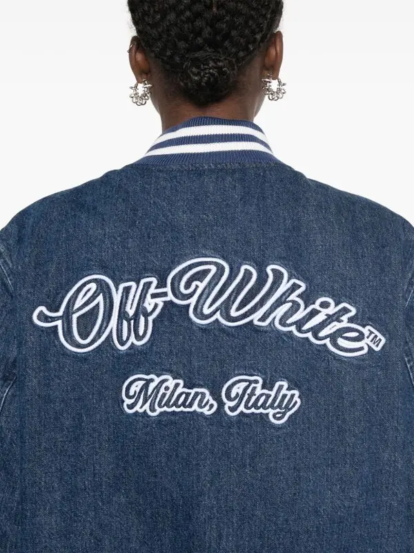 Off-White Logo-embroidered Jacket