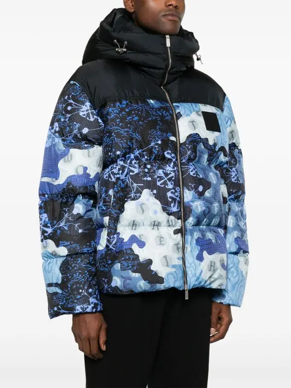 Off-White Camouflage Padded Down Jacket