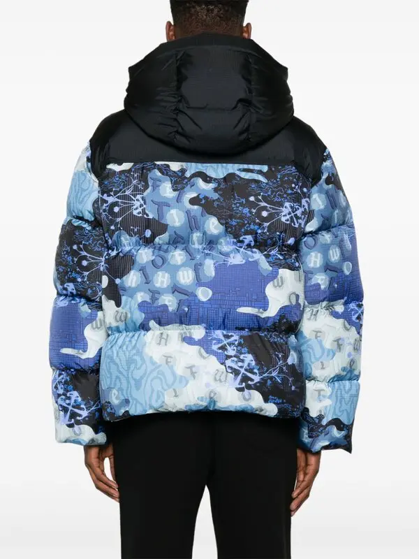 Off-White Camouflage Padded Down Jacket