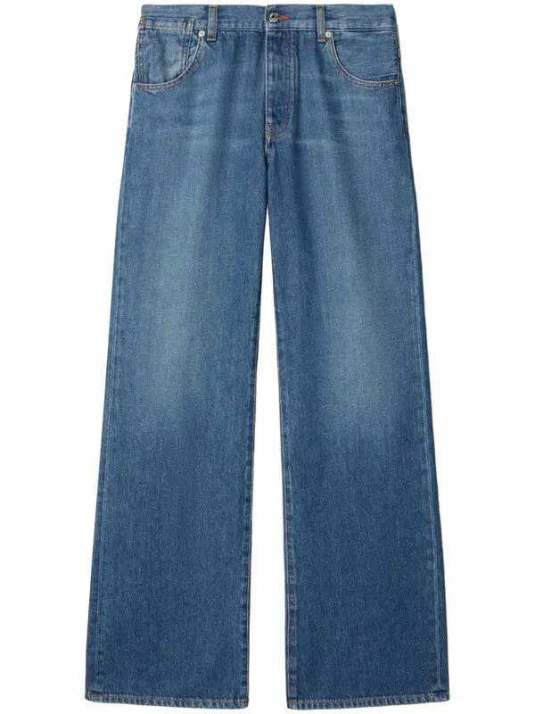 Off-White Wide-leg Five-pocket Jeans