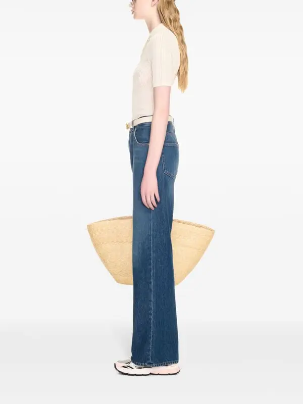 Off-White Wide-leg Five-pocket Jeans