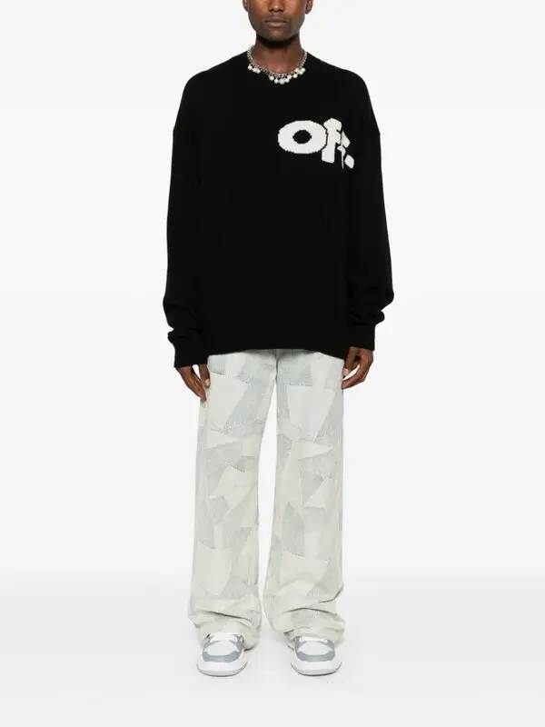 Off-White Shared Logo Sweater - Black